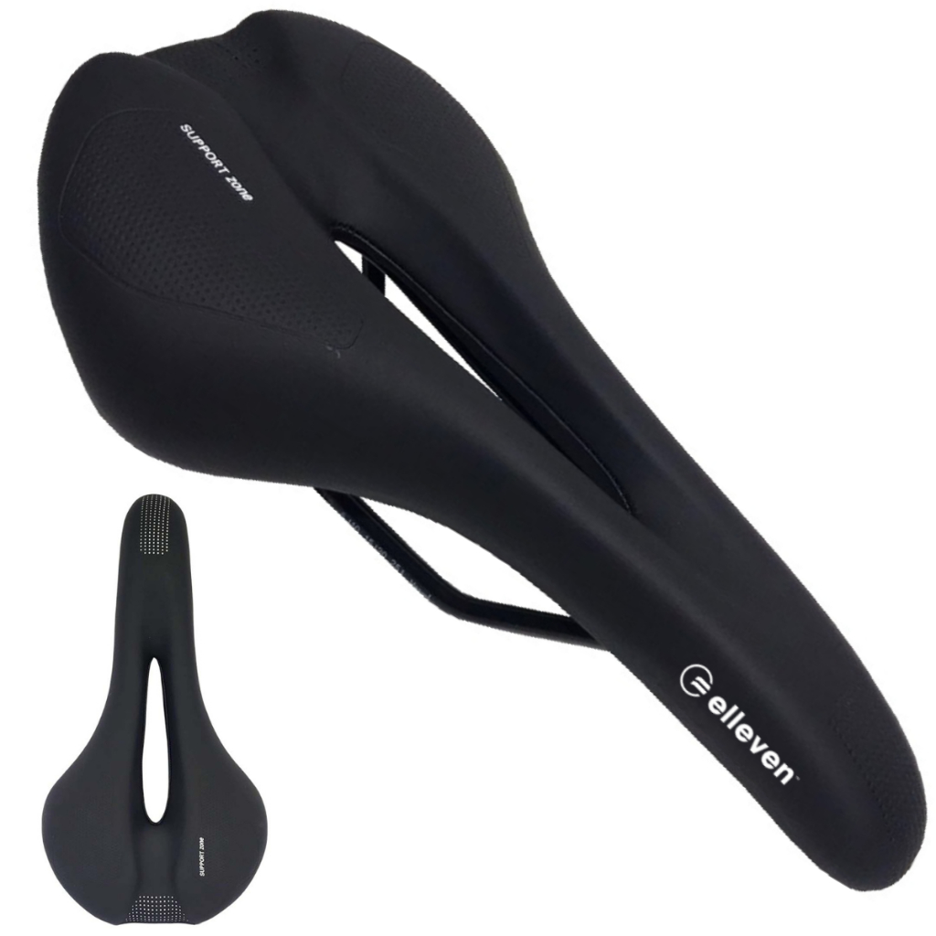 Banco Selim Bike Elleven Sport Vazado Gel Confort Mtb Speed Preto ...