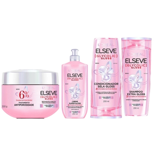 Linha Elseve Glycolic Gloss | Shopee Brasil