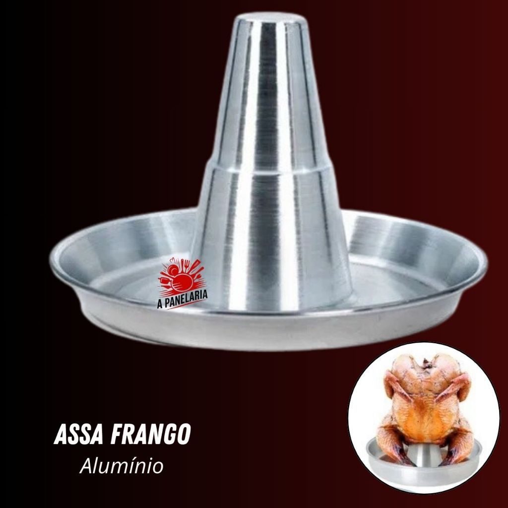 Assa frango assadeira para frango alumínio - util cozinha mercado ...