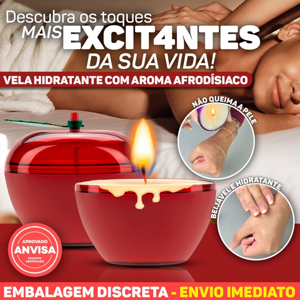 VELA COMESTÍVEL BEIJÁVEL PARA MASSAGEM QUENTE - SEX SHOP | Shopee Brasil