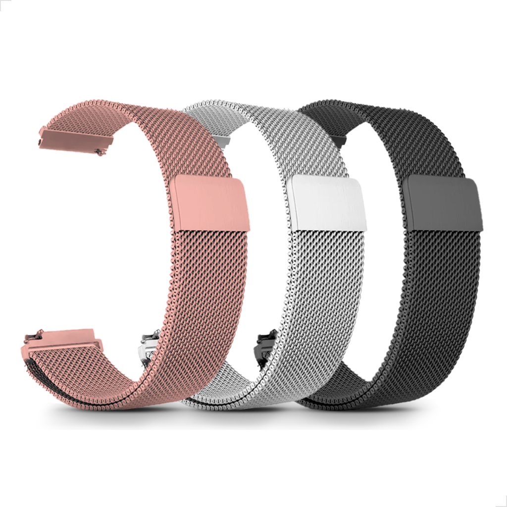Kit 2 Pulseiras Magnética Para Smartwatch Relógio Inteligente 20mm ...