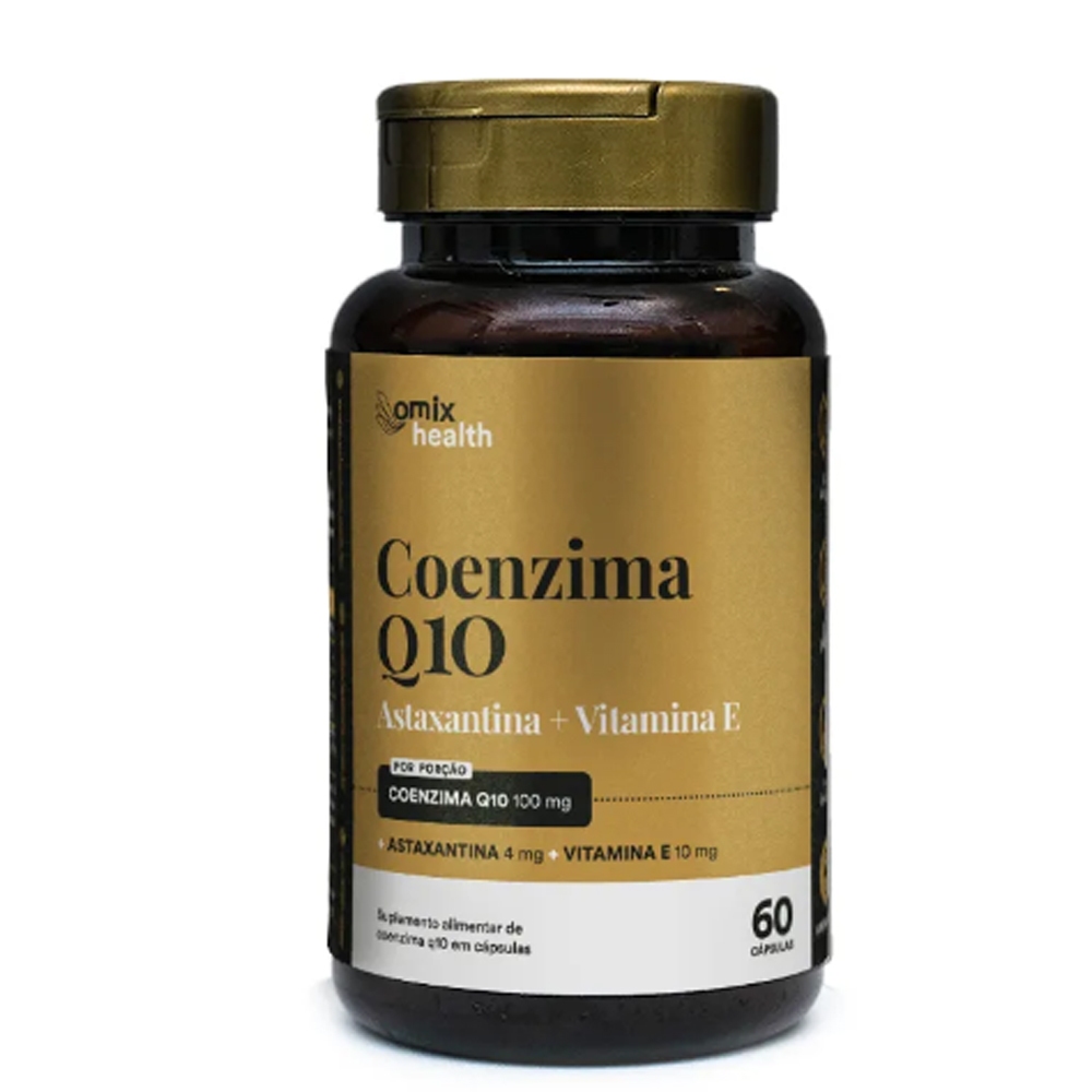 Coenzima Q10 + Vitamina E 100mg Omix 60 Caps | Shopee Brasil