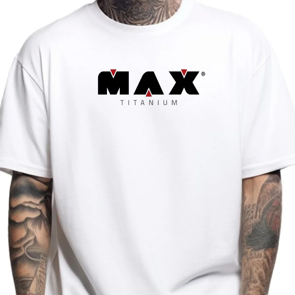 Camiseta Max Titanium Treino Academia Camisa Unisex | Shopee Brasil