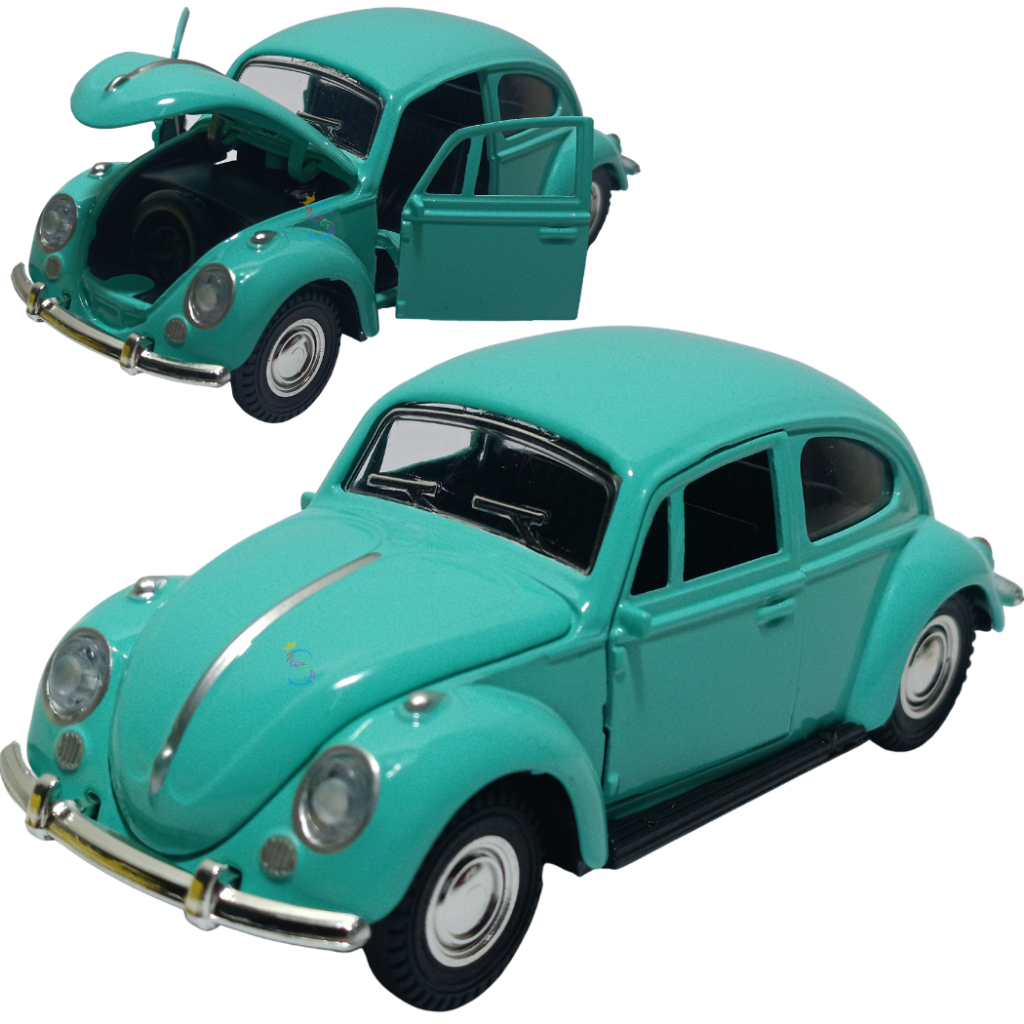 carrinho fusca de ferro miniatura fusquinha abre portas e capô linha ...