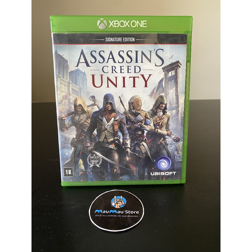 Assassins Creed Unity Xbox One Original Usado Jogos De Xbox Jogos De Acao Xbox Series X
