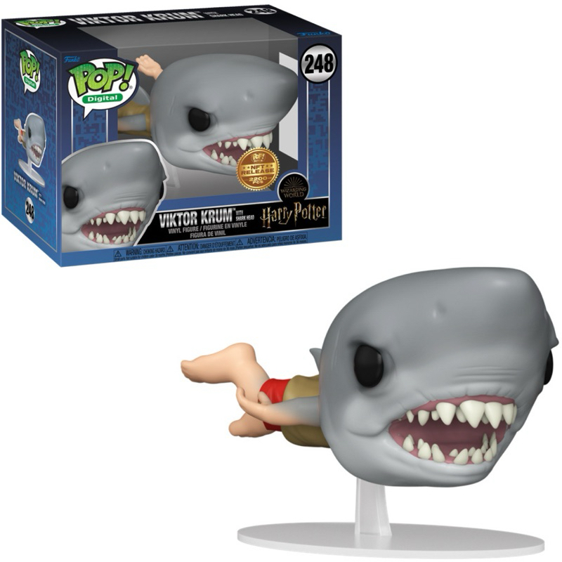 Funko Pop Harry Potter Viktor Krum Shark Head 248 NFT Digital | Shopee ...