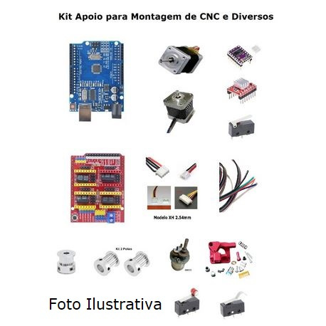Kit Projeto CNC / Laser / Arduino / Shield / Motor / Spindle / Driver ...