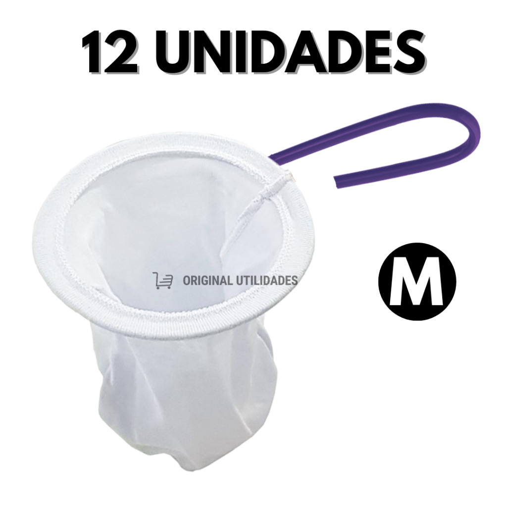 Kit 12 Coador de Café de Pano Tamanho Médio ou 103 Filtro Reutilizável ...