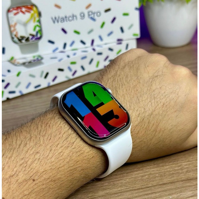 Smartwatch W29 Pro Microwear Série 9 Temperatura Corporal Ilha Dinâmica ...