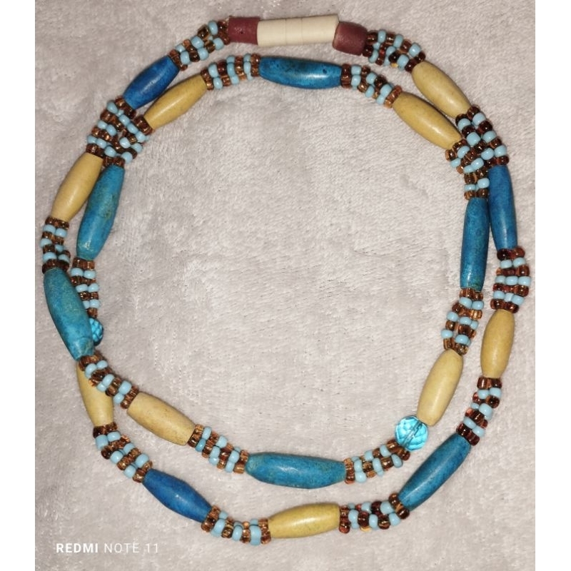 Fio de conta de grau orixa logun edé | Shopee Brasil