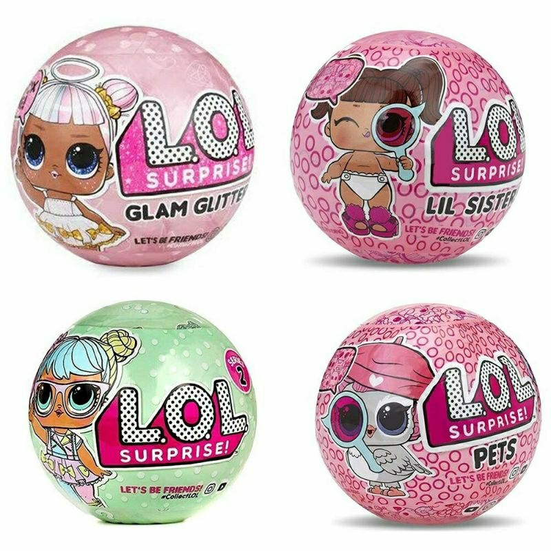 Boneca Lol Bola Surprise Sortida Surprise kit com 3uni e 6uni | Shopee ...