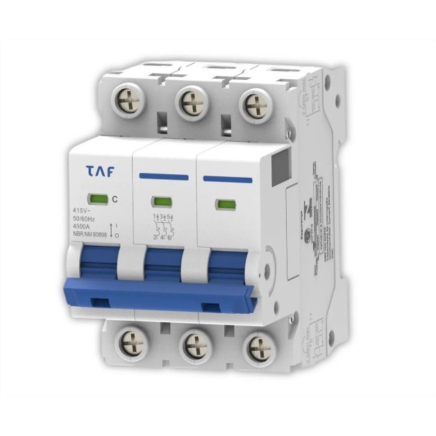 Disjuntor Tripolar Bipolar e Unipolar Mono 10a, 16a, 20a, 25a, 32a, 40a ...