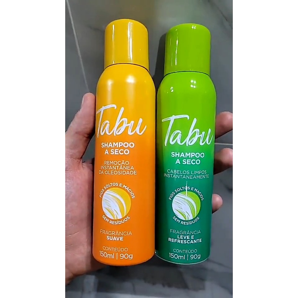 hampoo a Seco Tabu Refrescante 150M O original | Shopee Brasil