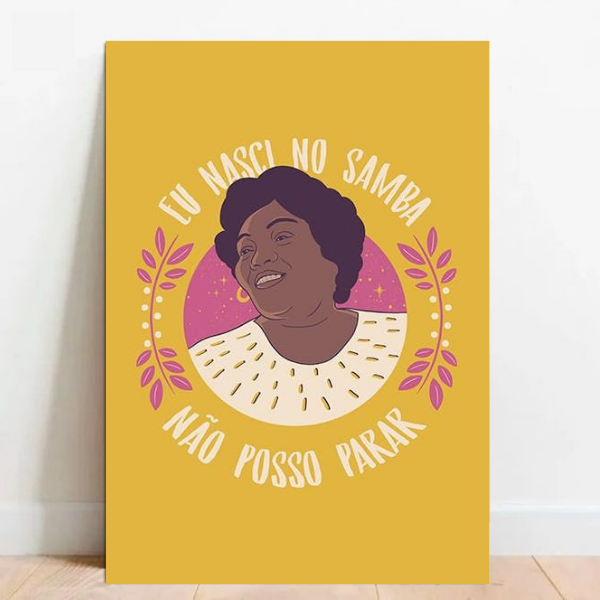 Quadro Placa Decorativo Samba raiz Pagode Dona Ivone Lara MPB Poster 01 ...