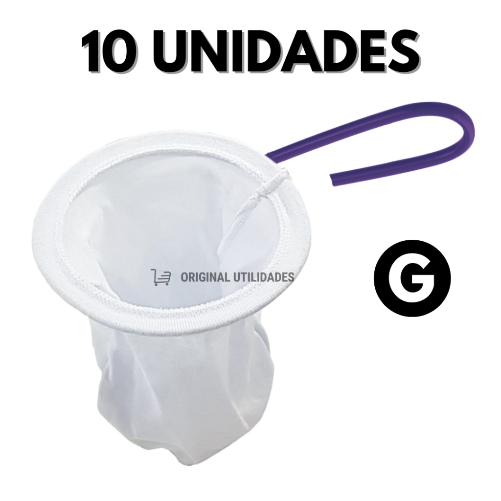 Kit 10 Coador de Café de Pano Tamanho Grande Filtro Reutilizável e ...