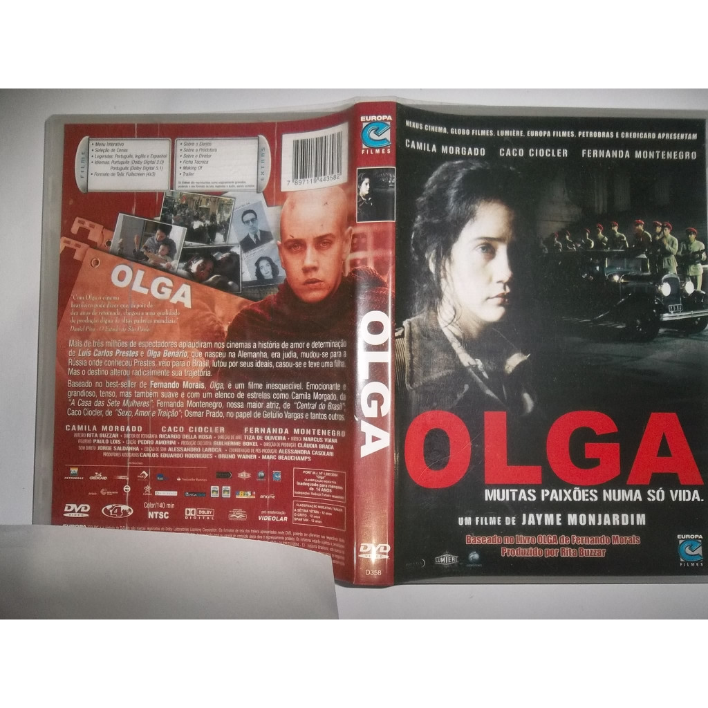 dvd olga camila morgado filme cinema nacional | Shopee Brasil
