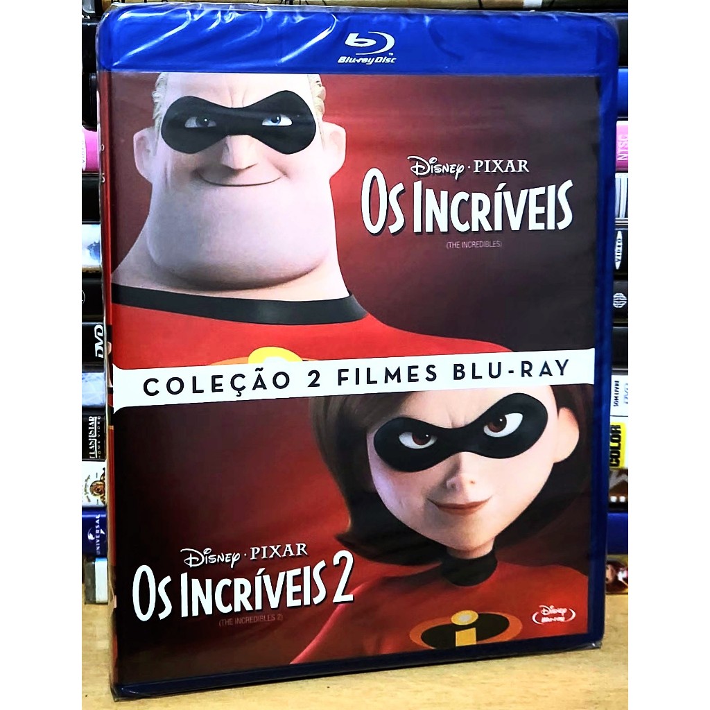 Coleção Blu-ray Os Incríveis 1 e 2 - Disney Pixar (Novo Original ...