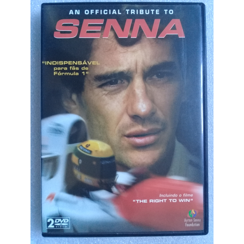 Dvd Duplo - An Official Tribute to Ayrton Senna (2004) Legendado | Shopee Brasil