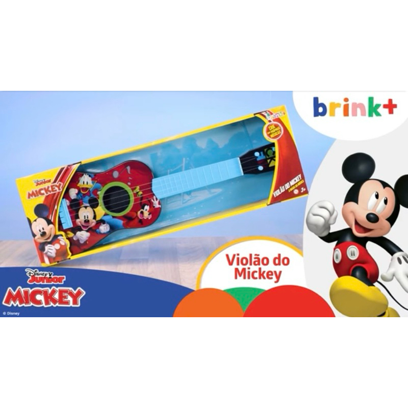 Violão Infantil Mickey Disney Brink+ | Shopee Brasil