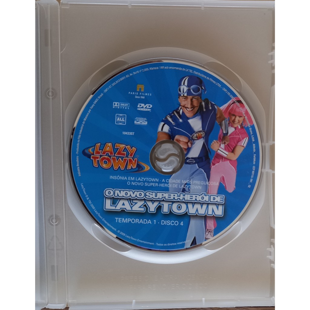 DVD Lazy Town O Novo Super Herói de Lazy Town - Ver descrição | Shopee ...