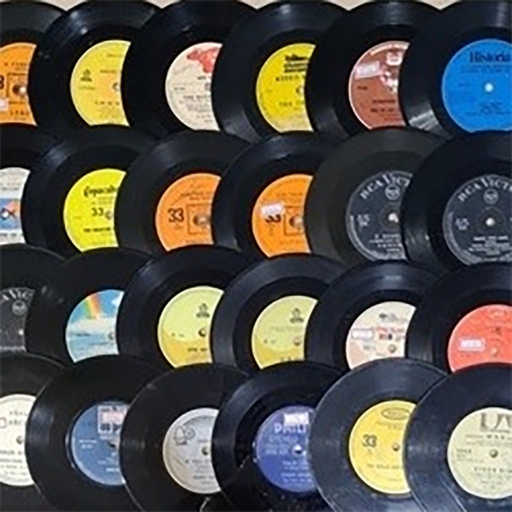 Kit com 10 LP Disco de Vinil Compacto Discos para Artesanato Decoração ...