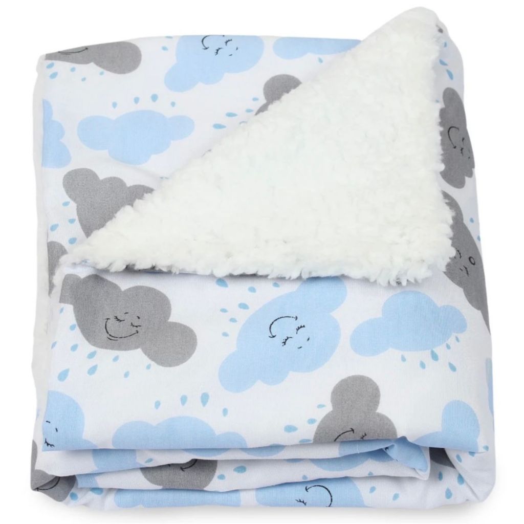 Manta de Bebê Cobertor Coberdron Sherpa (0,75 cm x 0,75 cm ou 0,90 cm x ...