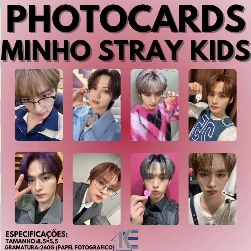 Kit Photocards Minho Lee Know Stray Kids Kpop | Shopee Brasil