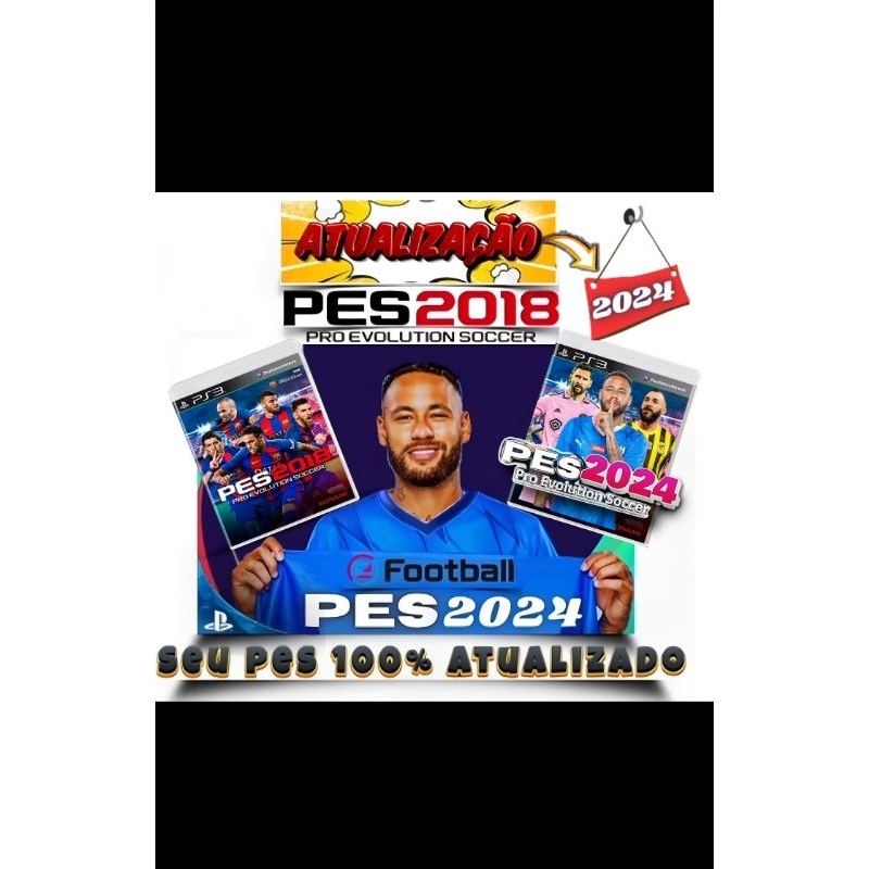 pes 2018 atualizado 2024 patch ps3 | Shopee Brasil