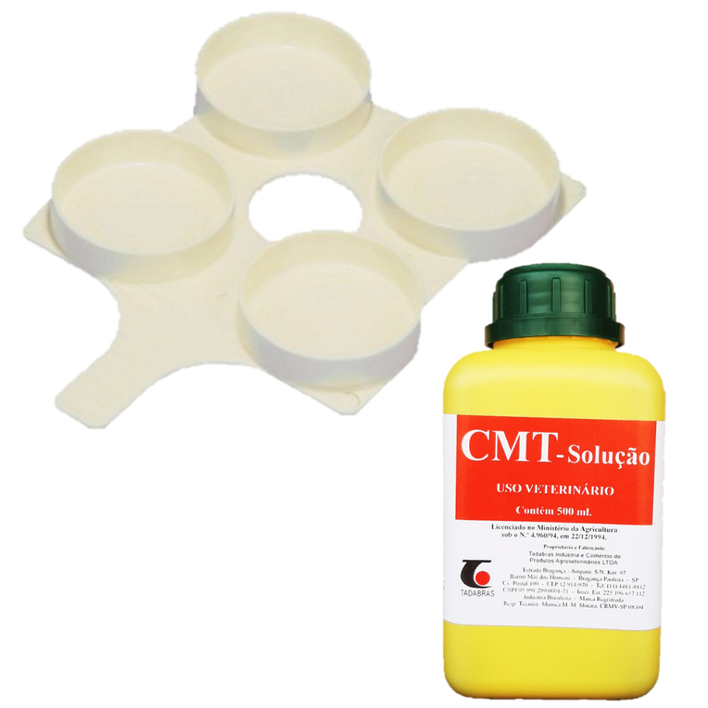 Kit Teste Mastite Bovino Vaca Solução CMT e Placa Raquete | Shopee Brasil