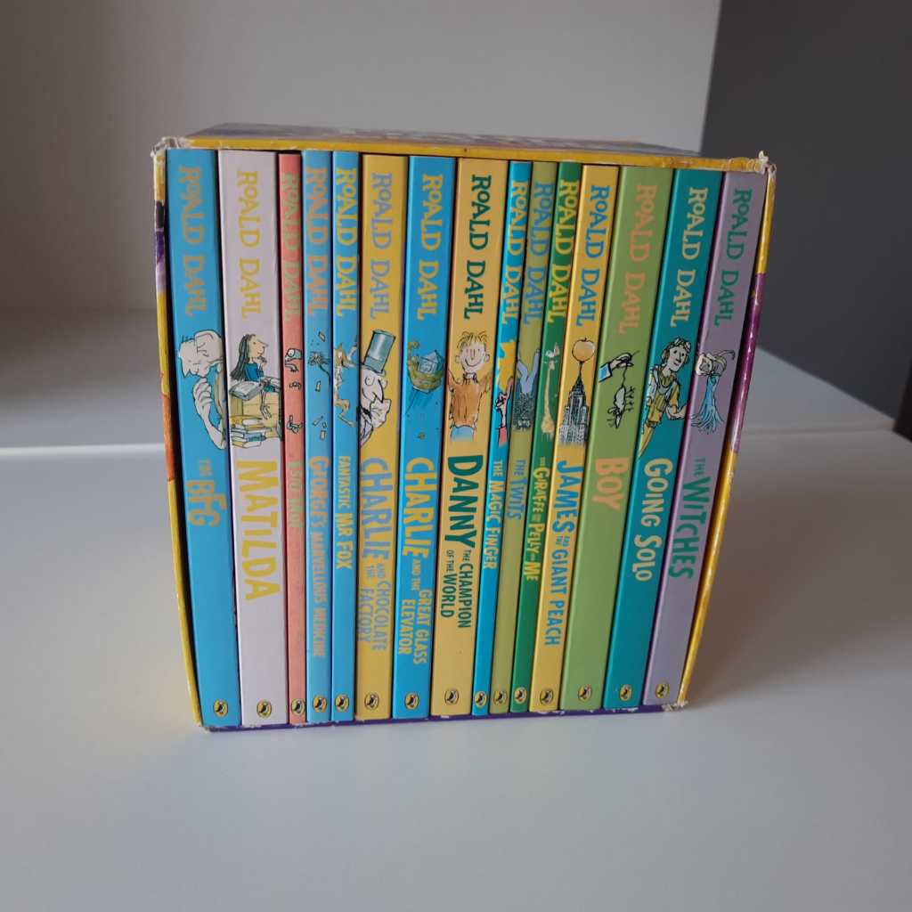 Kit 15 livros com box - Roald Dahl Collection | Shopee Brasil