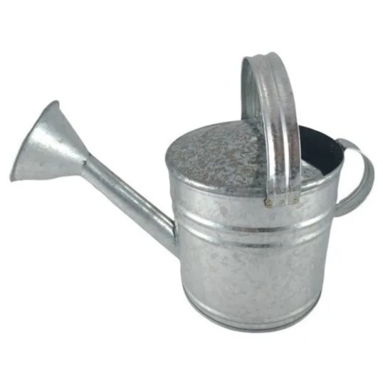 Mini Regador De Agua Para Jardim Metal 3,0 Lts Aço Galvanizado | Shopee ...