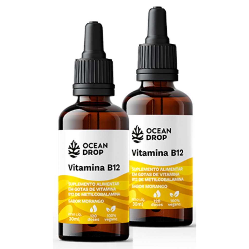 Ocean Drop Vitamina B12 Metilcobalamina 9 mcg Gotas 30ml Vegano ...