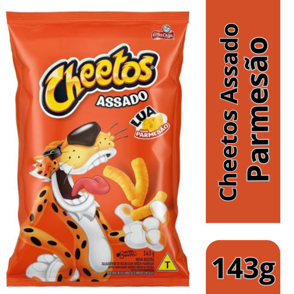 Salgadinho De Milho Cheetos Sabor Queijo Parmesão 143g | Shopee Brasil