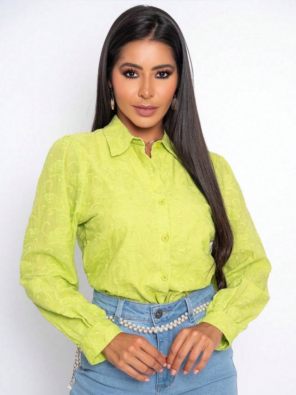 Camisa Social De manga longa Q13 | Shopee Brasil