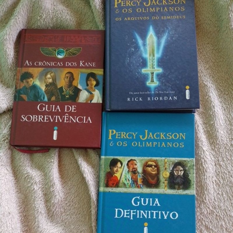 PERCY JACKSON E O GUIA DEFINITIVO, GUIA DE SOBREVIVÊNCIA E OS ARQUIVOS ...