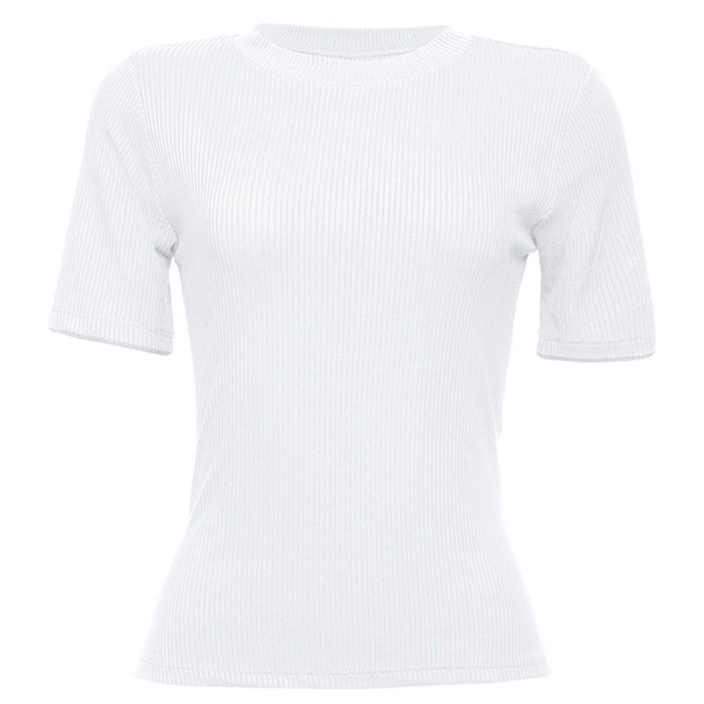 Kit 2 Blusas Caneladinho Premium Plus Size Feminina Gola Alta Veste 44 ...