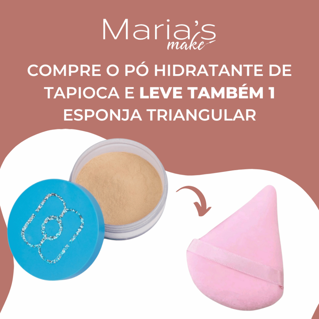 Pó Maria Margarida Hidratante de Tapioca Até Embaixo D'Água | Shopee Brasil