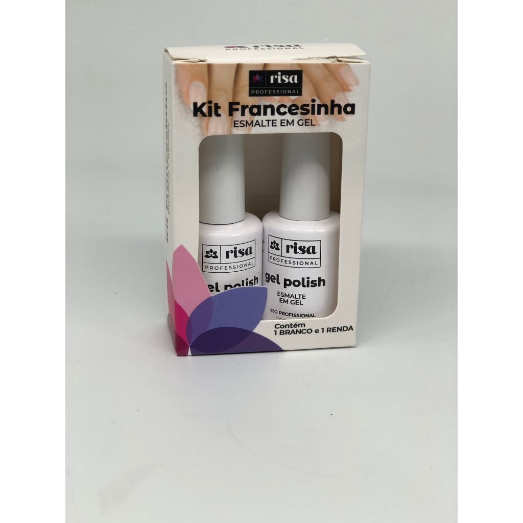 Kit Duplo Francesinha Em Gel RISA - Nails Designer | Shopee Brasil