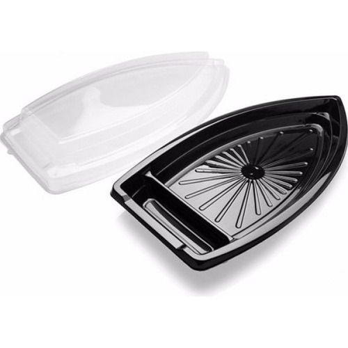 BARCA DE PLASTICO 10 UNIDADES COM TAMPA CRISTAL TRANSPARENTE | Shopee ...