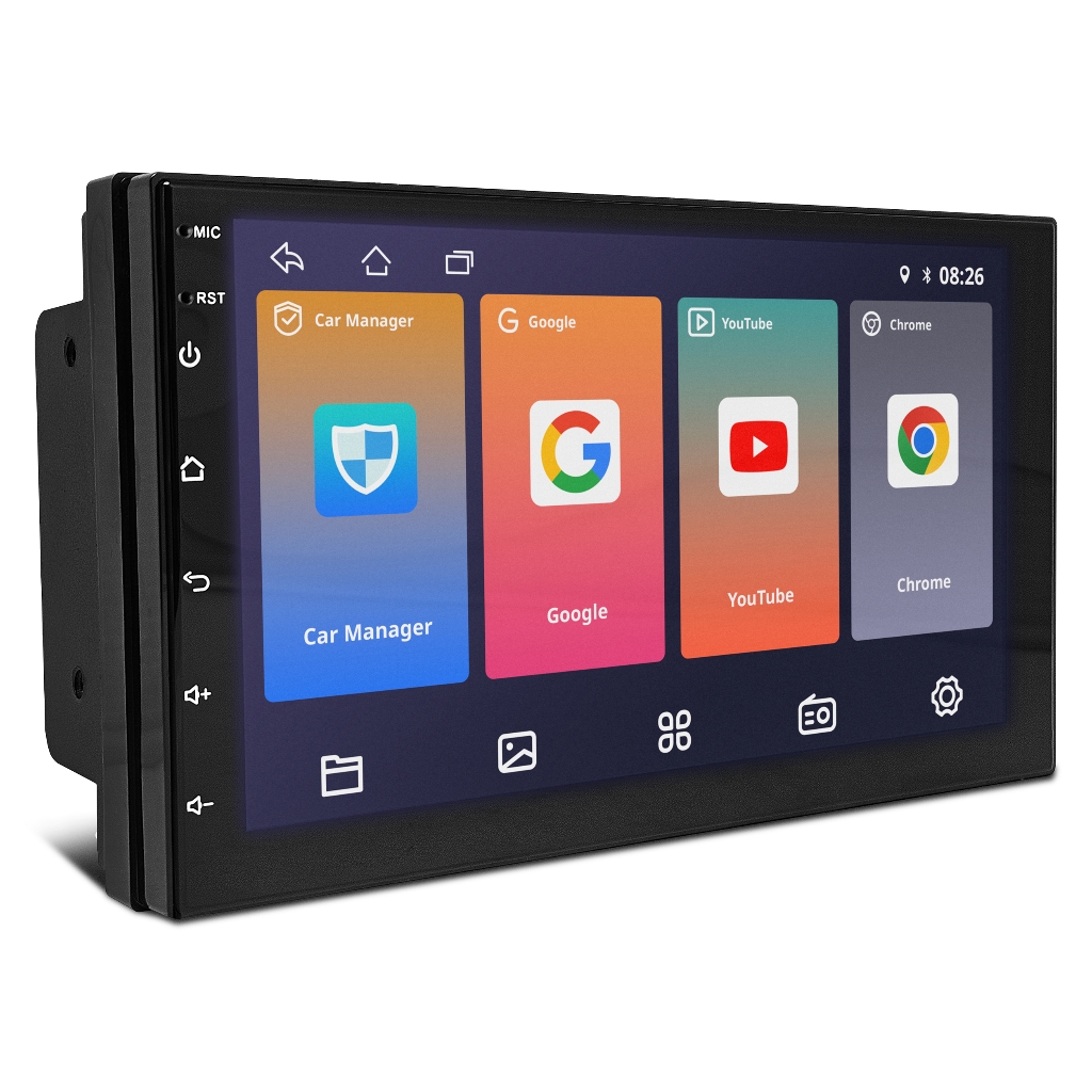 Central Multimídia Android 701KE 32gb + 2gb RAM GPS Wi-Fi Bluetooth Toch Screen Universal 2 Din ...