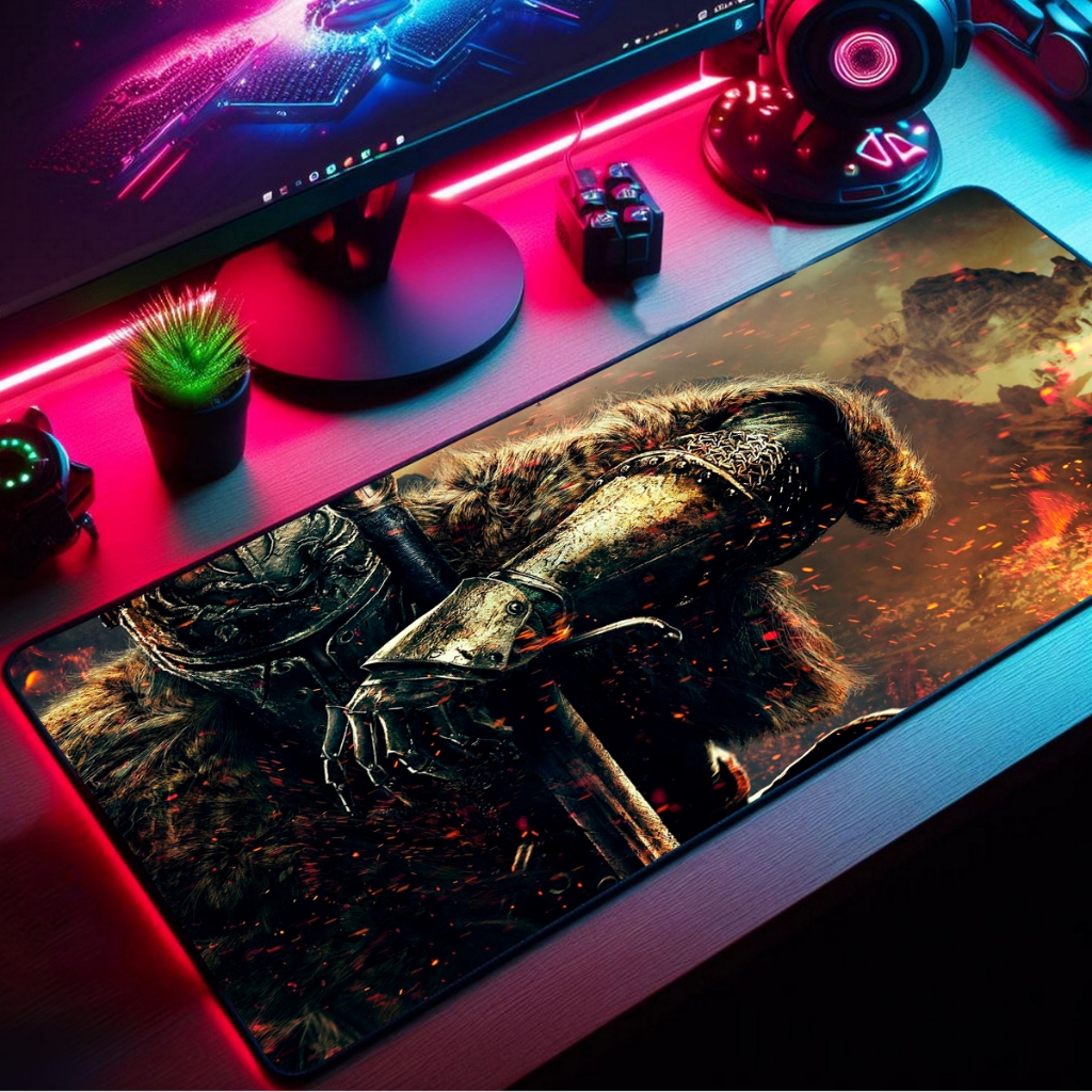 Mouse Pad Gamer Premium 70x35cm Borda Costurada Diversas Estampas RPG ...