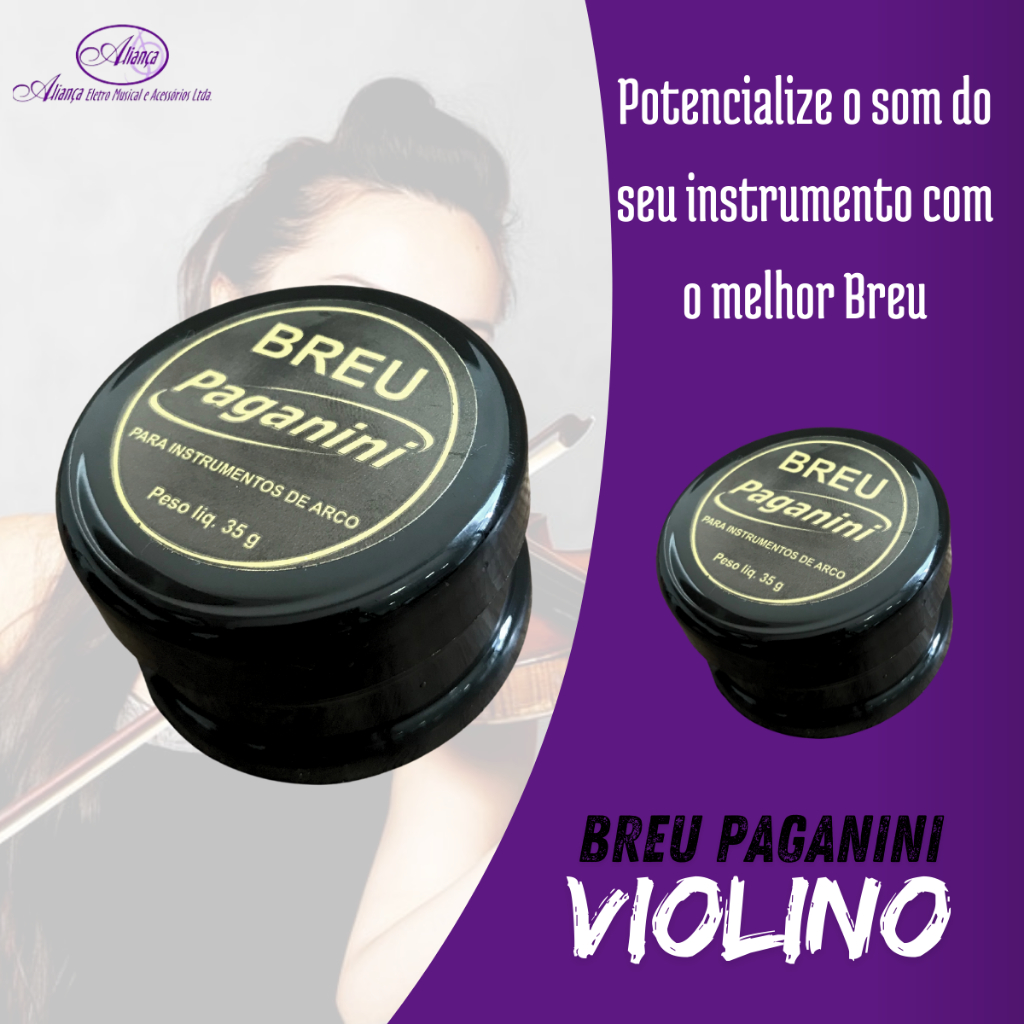 Breu para Violino Paganini Escuro para Instrumentos de Arco | Shopee Brasil
