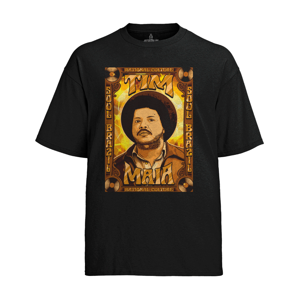 Camiseta Algodão Unissex Tshirt Tim Maia Dourado | Shopee Brasil