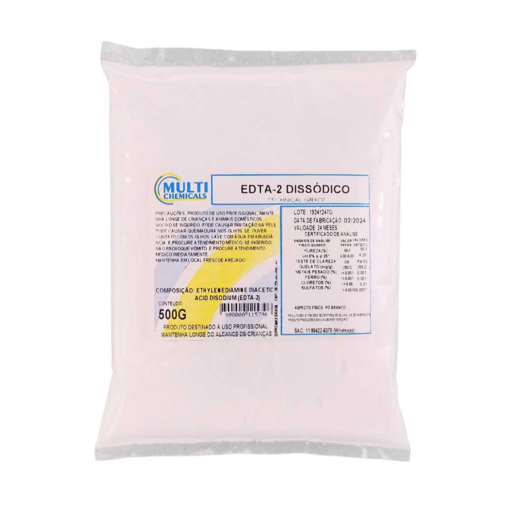 Edta Dissódico Pó - 500g | Shopee Brasil