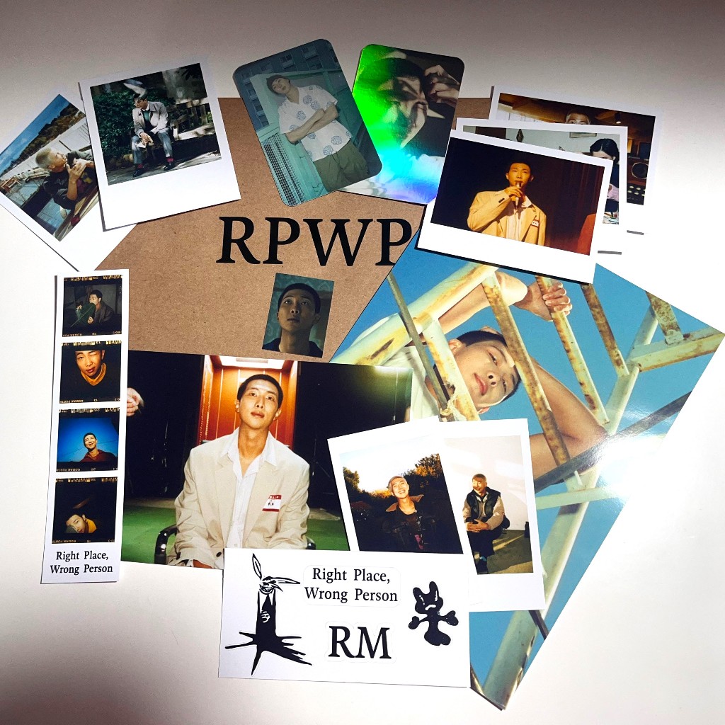 LANÇAMENTO - Kit de Fotos Right Place, Wrong Person| RPWP | BTS Namjoon ...