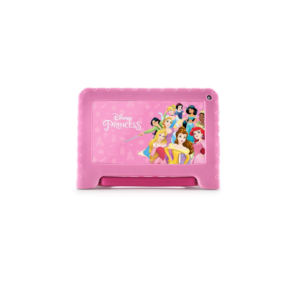 Tablet Infantil Princesa Disney Multilaser NB372 Rosa Kids Capa ...