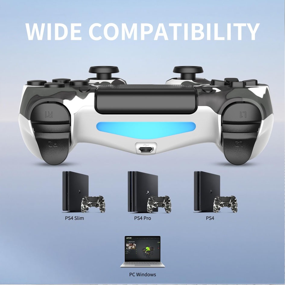 Kit 2 Controle Sem fio Ps4 Joystick Playstation Dualshock 4 Opcional ...