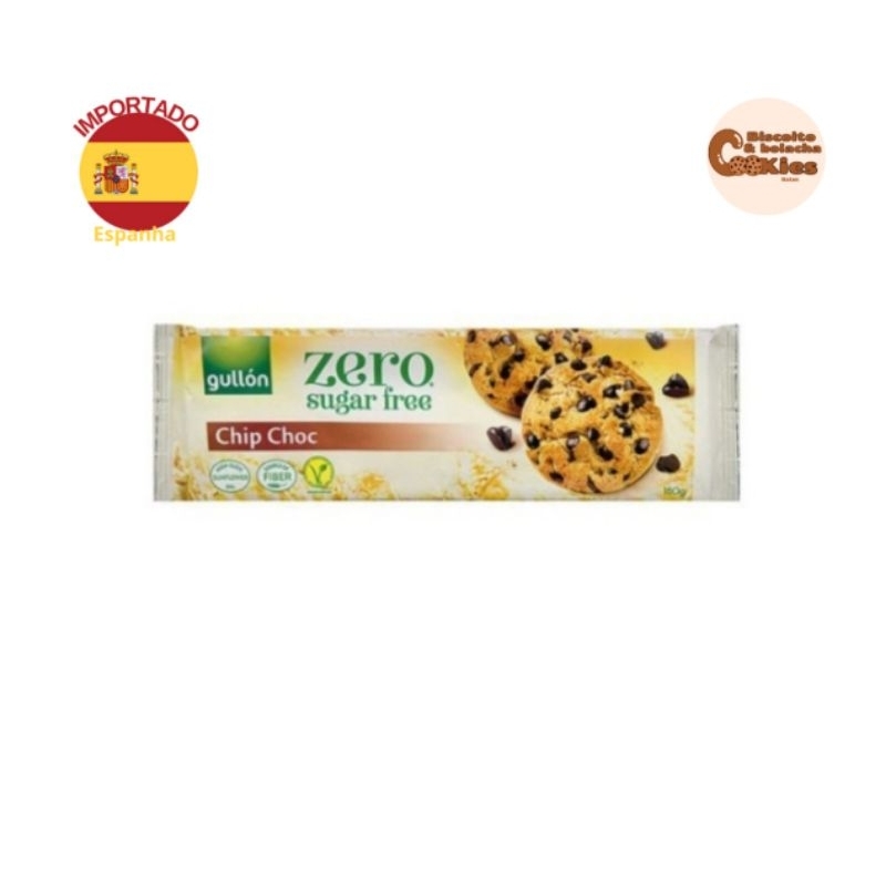 Cookies Chip Choc Zero Açúcar Gullón 150g | Shopee Brasil
