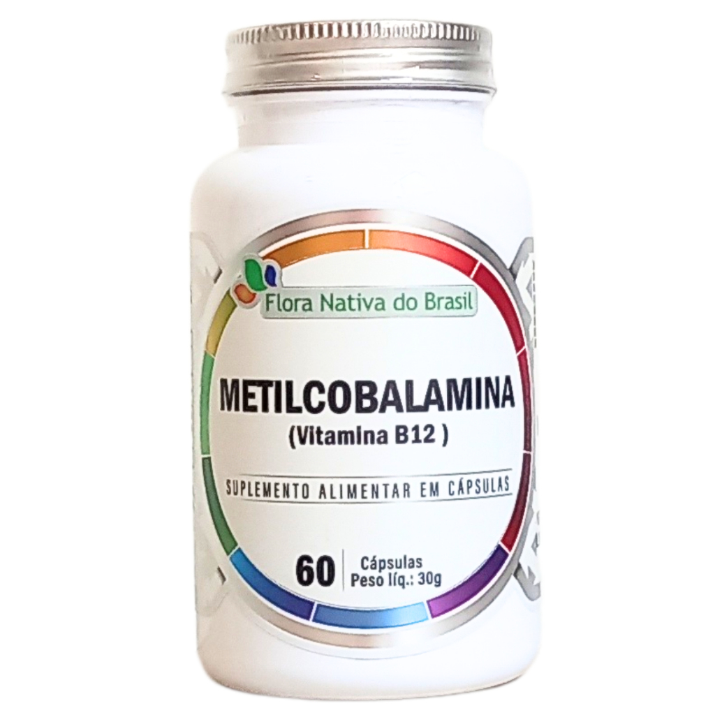 Vitamina B12 METILCOBALAMINA 60 Cápsulas Flora Nativa do Brasil ...