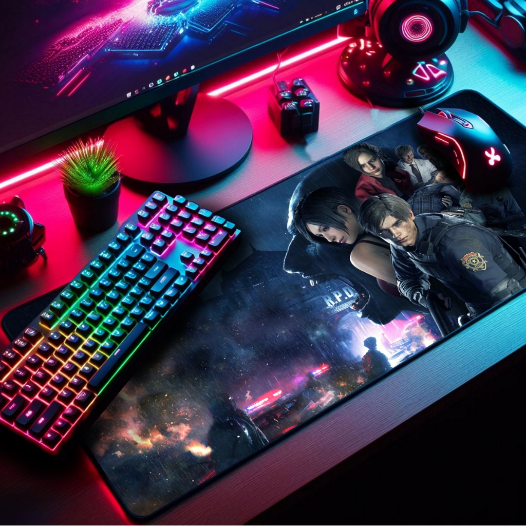Mouse Pad Gamer Premium Extra Grande 90x40cm Borda Costurada Estampas ...